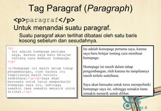 Tutorial HTML | PPT