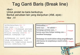Tutorial HTML | PPT