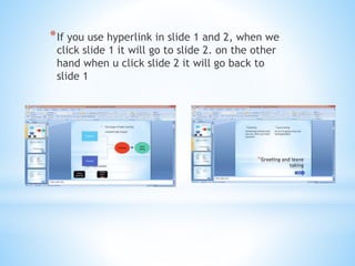 Tutorial hyperlink | PPT