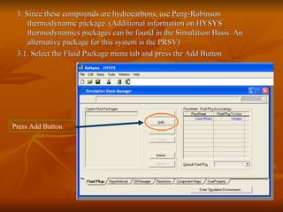 Tutorial Hysys | PPT
