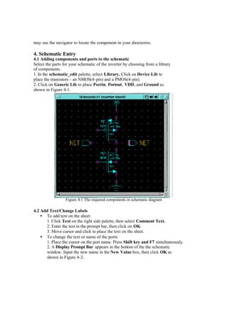 Tutorial ic design | PDF