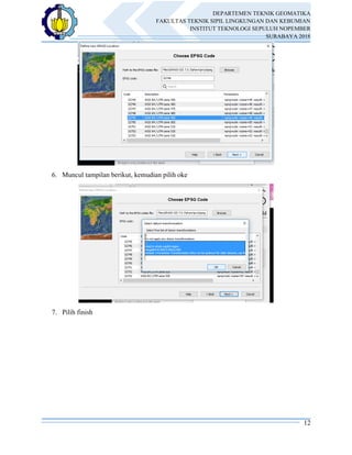 SIG : Tutorial Software ILWIS, QGIS, dan GRASS | PDF