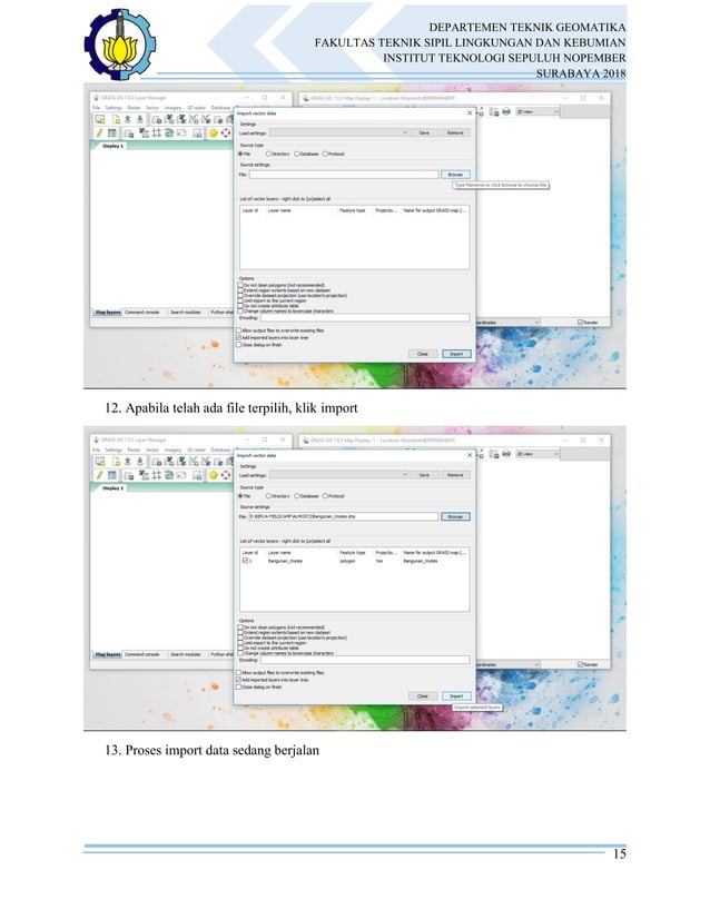 SIG : Tutorial Software ILWIS, QGIS, dan GRASS | PDF