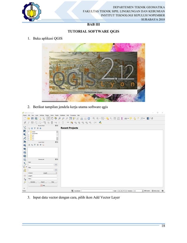 SIG : Tutorial Software ILWIS, QGIS, dan GRASS | PDF