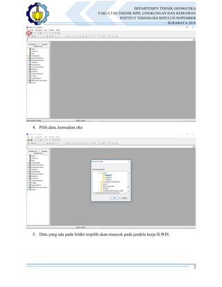 SIG : Tutorial Software ILWIS, QGIS, dan GRASS | PDF