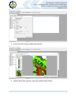 SIG : Tutorial Software ILWIS, QGIS, dan GRASS | PDF