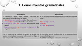 Tutorial para profesores de ELE/L2 Imperfecto e Indefinido | PPTX