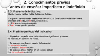 Tutorial para profesores de ELE/L2 Imperfecto e Indefinido | PPTX
