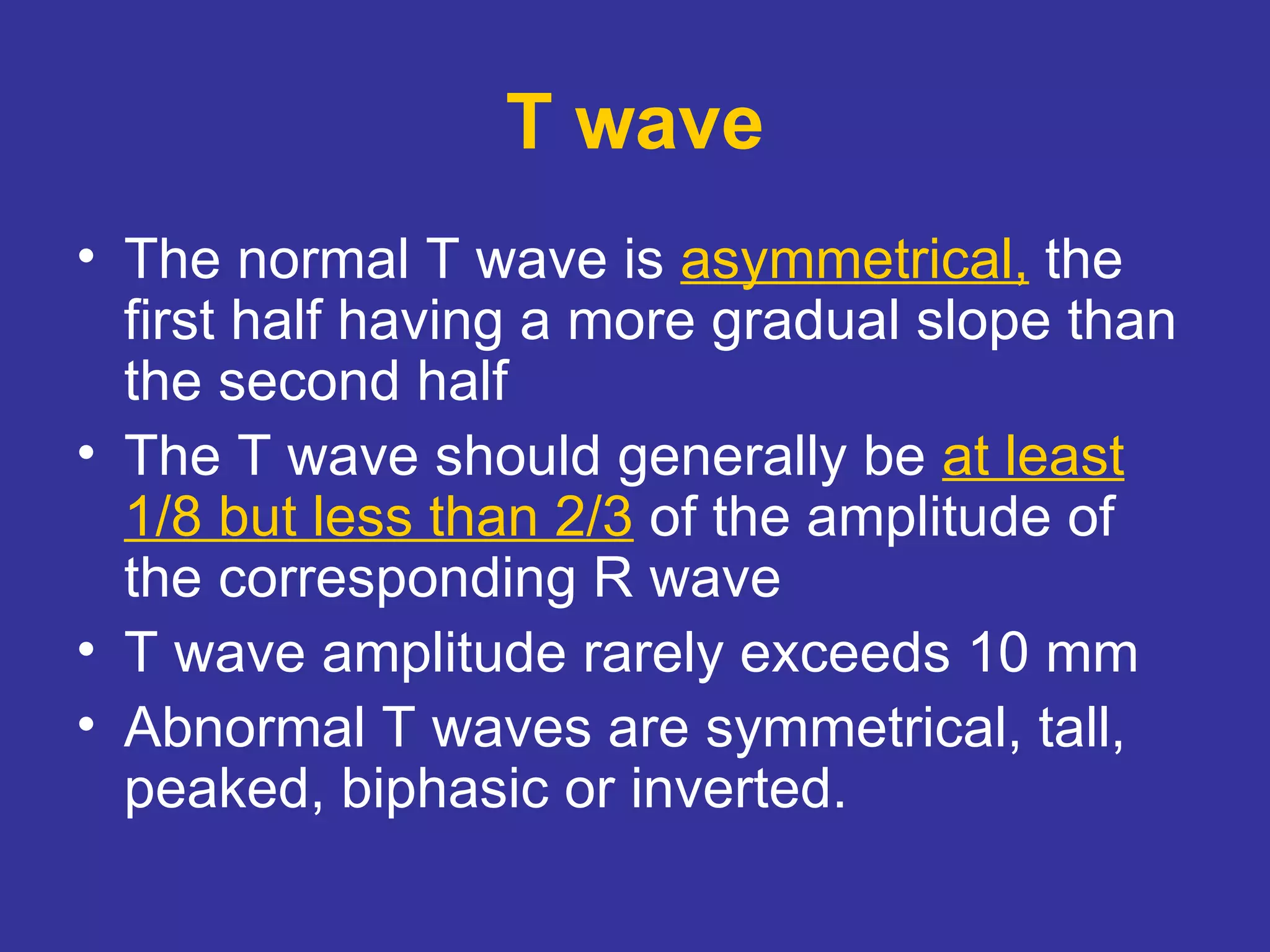Tutorial in Basic ECG for Medical Students | PPT