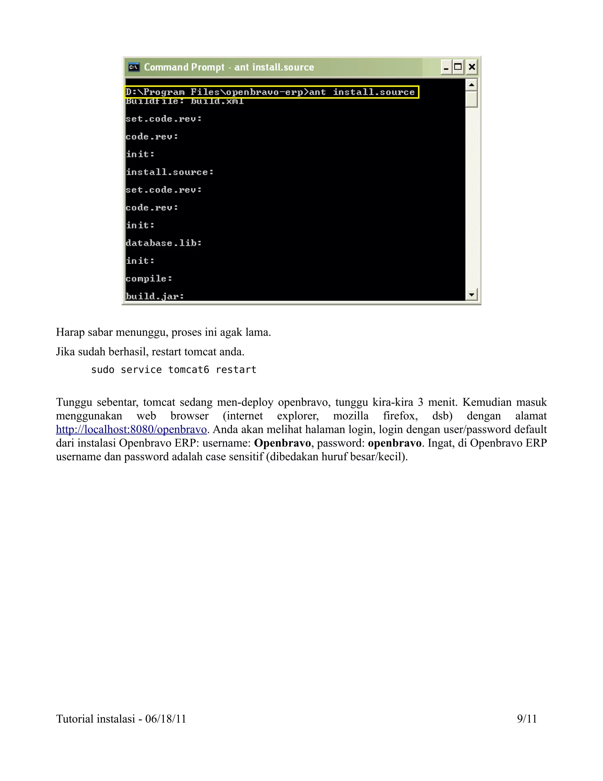 Cara Install Openbravo 2.50 MP 43 di Ubuntu | PDF