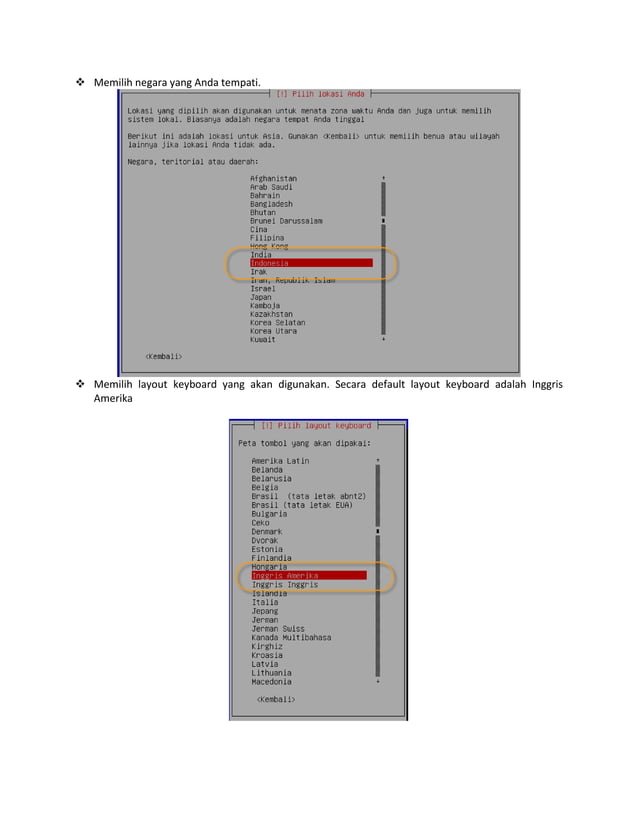 Tutorial instalasi debian dengan virtual box | DOCX