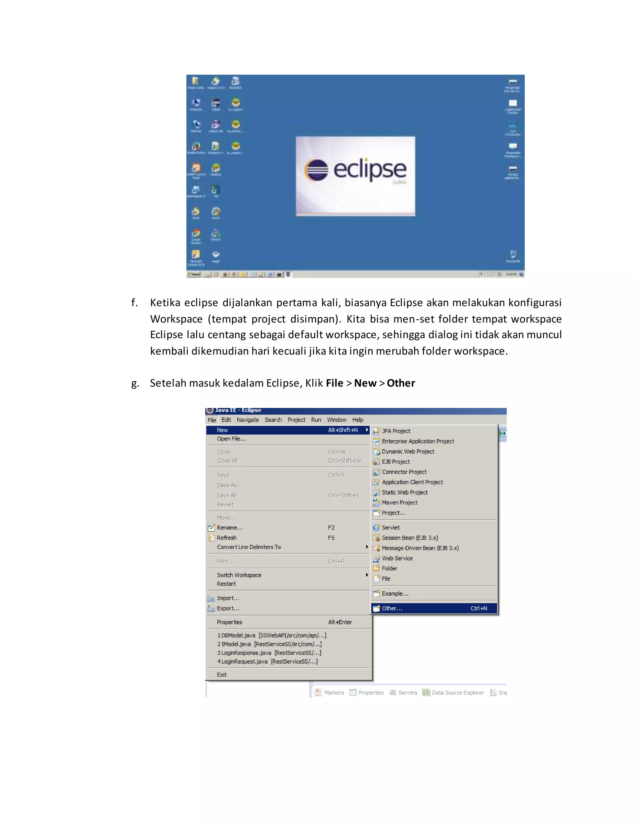 Tutorial instalasi, konfigurasi glassfish serta integrasi dengan Eclipse IDE | DOCX