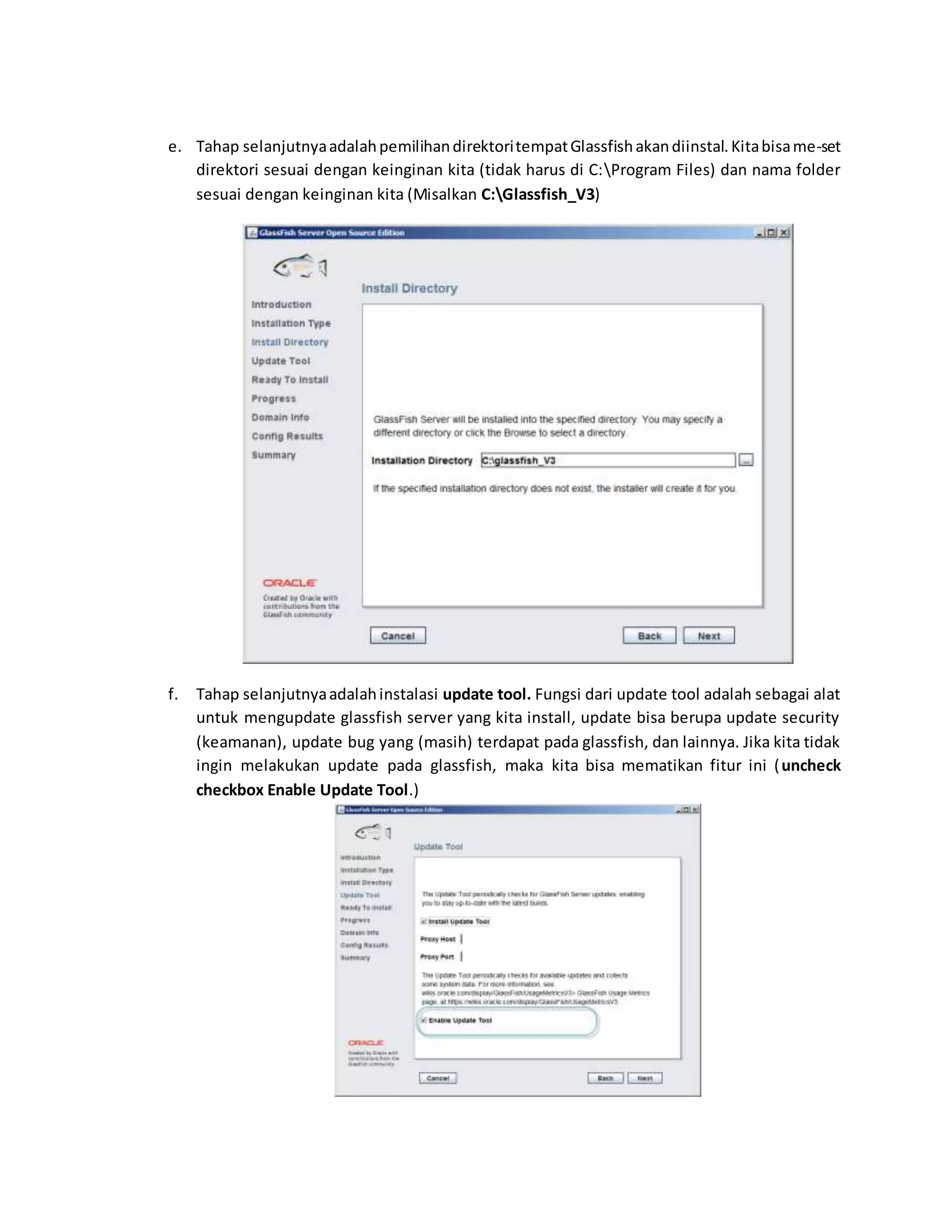 Tutorial instalasi, konfigurasi glassfish serta integrasi dengan Eclipse IDE | DOCX