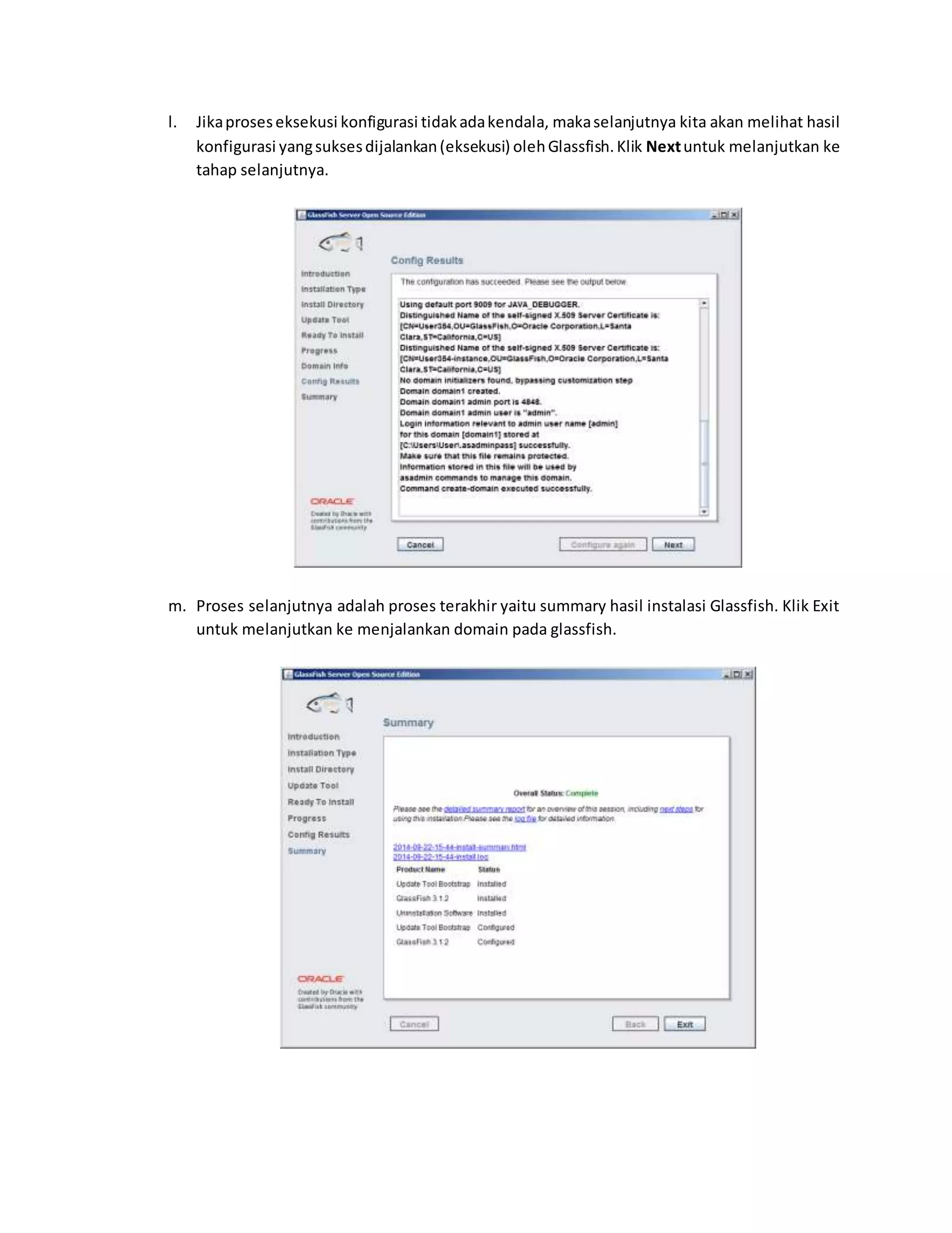 Tutorial instalasi, konfigurasi glassfish serta integrasi dengan Eclipse IDE | DOCX