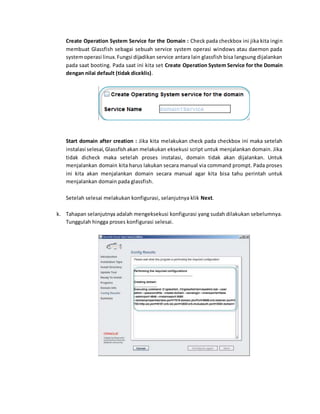 Tutorial instalasi, konfigurasi glassfish serta integrasi dengan Eclipse IDE | DOCX