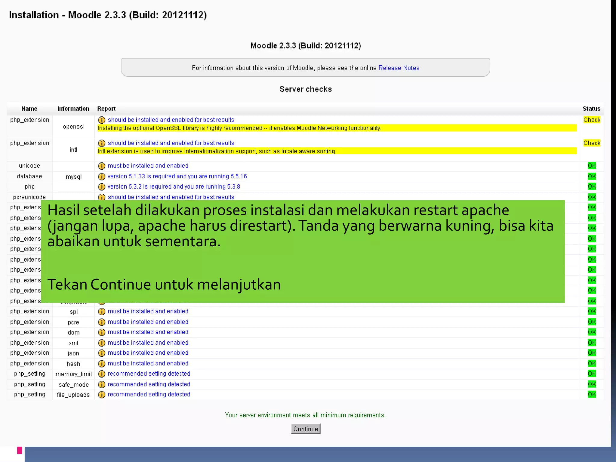 Tutorial instalasi moodle 2.3.3 | PPT
