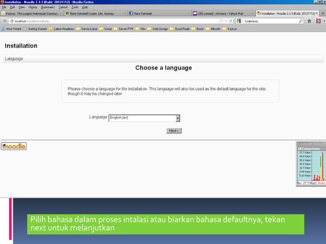 Tutorial instalasi moodle 2.3.3 | PPT