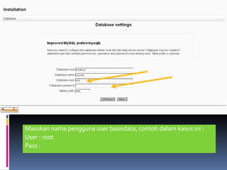 Tutorial instalasi moodle 2.3.3 | PPT