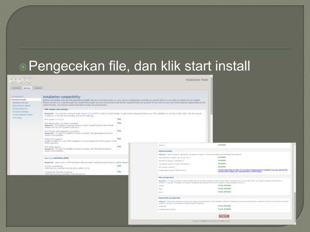Tutorial Instalasi Php Bb Pptx