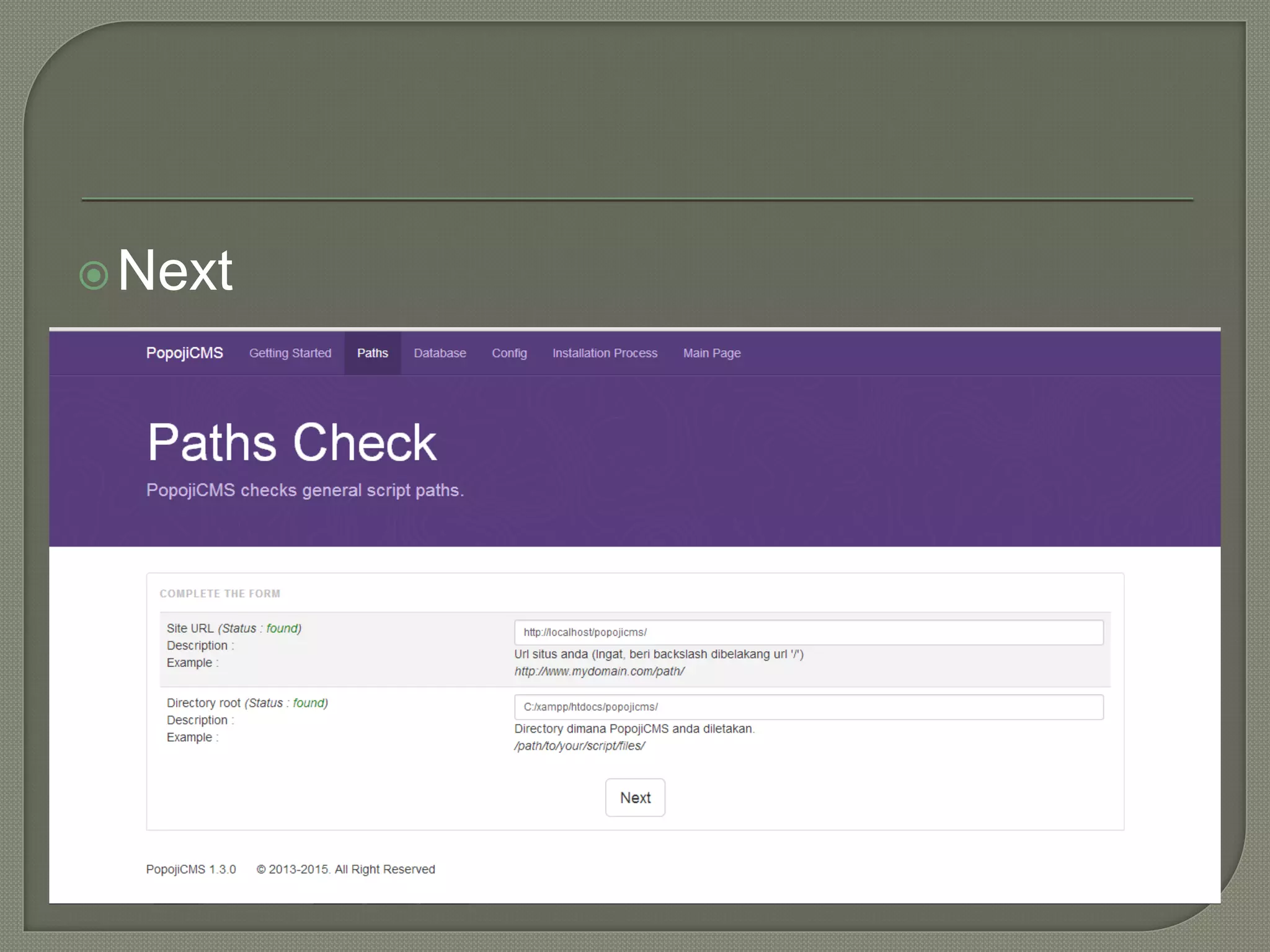 Tutorial instalasi popoji cms | PPTX