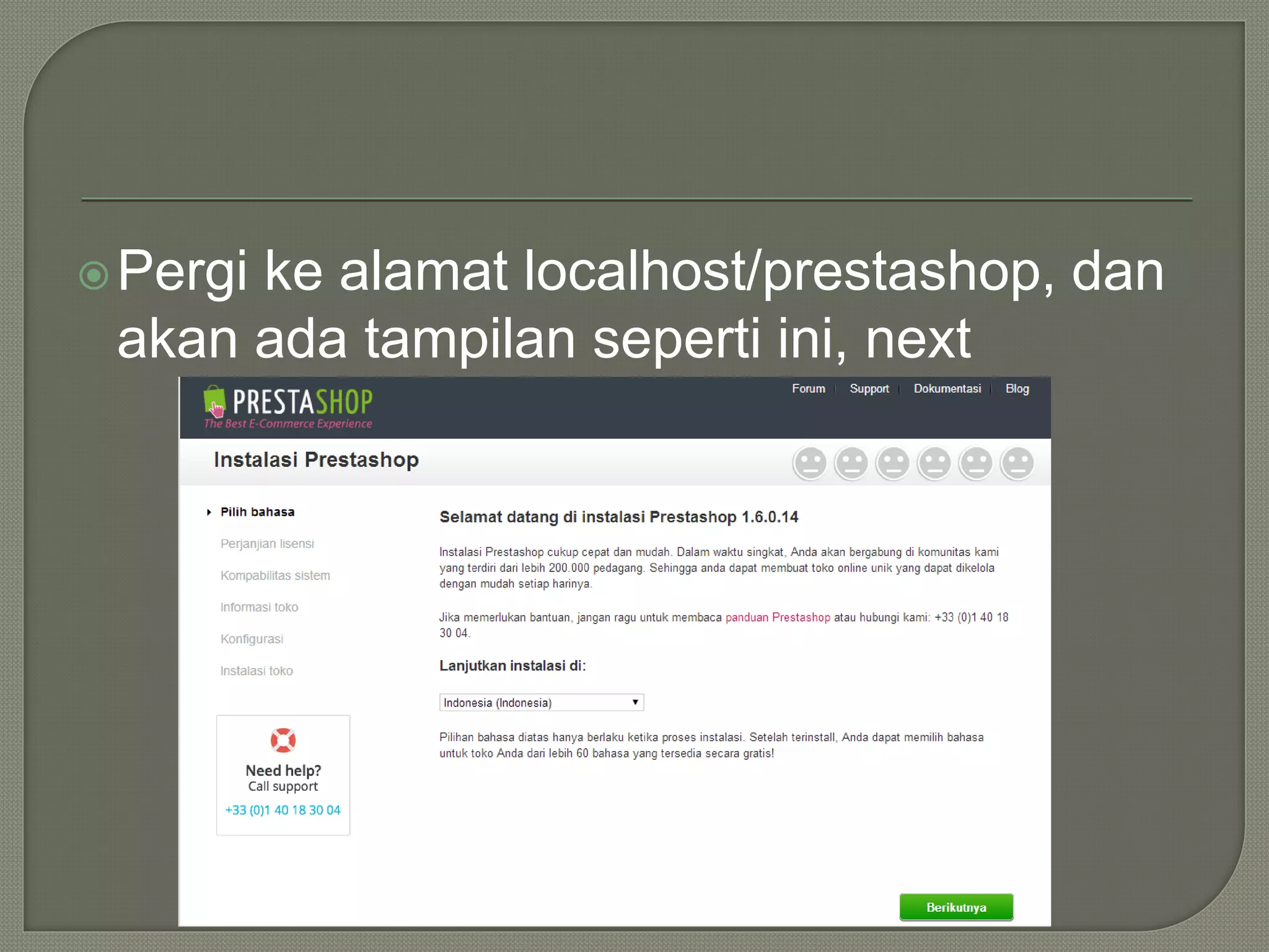 Tutorial instalasi presta shop | PPTX