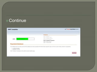 Tutorial instalasi smf | PPT