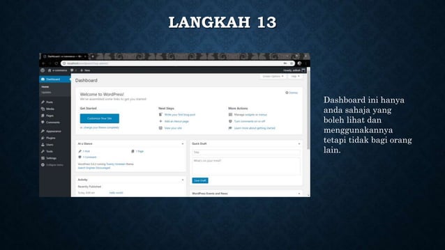 Tutorial instalasi wordpress secara localhost | PPTX