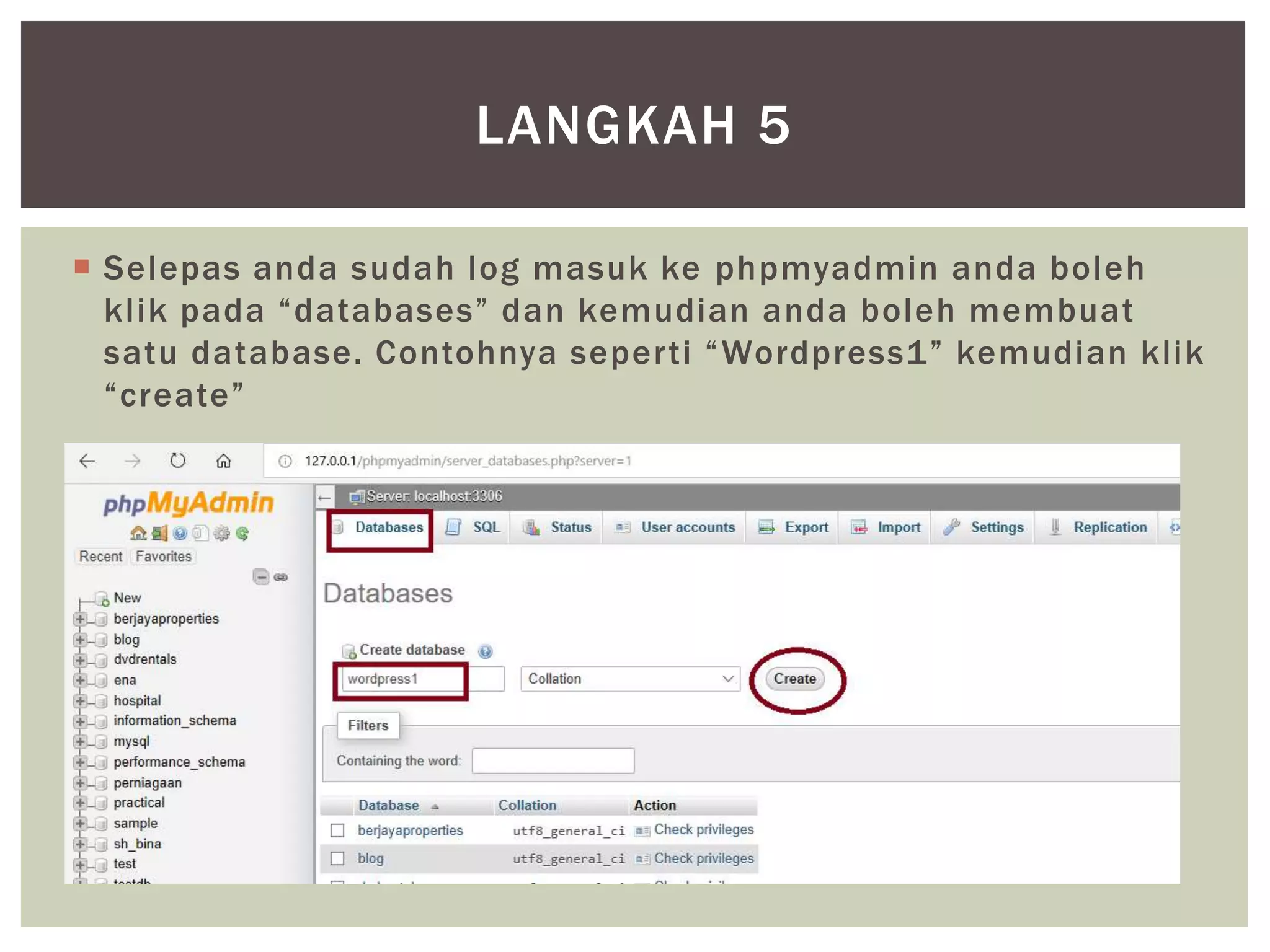 Tutorial instalasi wordpress secara localhost | PPTX