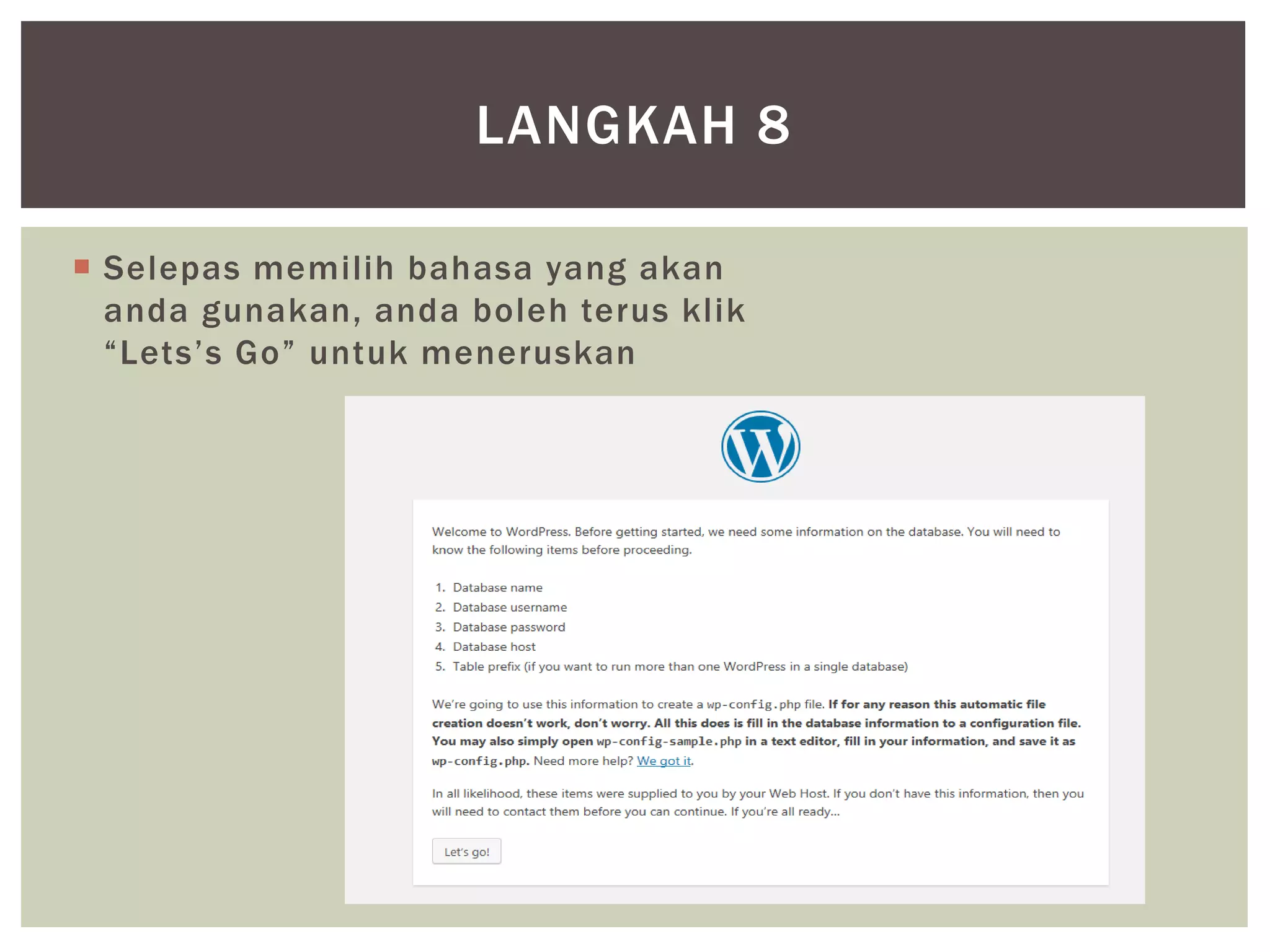 Tutorial instalasi wordpress secara localhost | PPTX