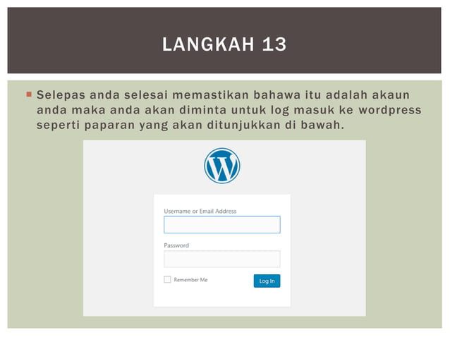 Tutorial instalasi wordpress secara localhost | PPTX