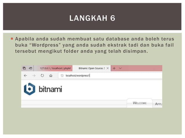 Tutorial instalasi wordpress secara localhost | PPTX