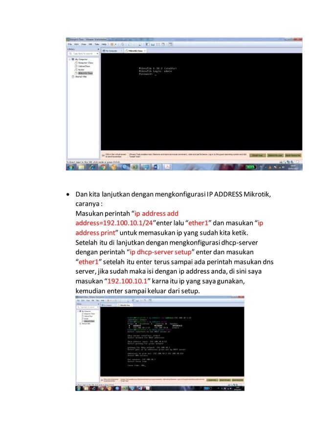 Tutorial install hotspot mikrotik haidar kholis | PDF