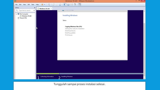 Tutorial install windows 10 | PPTX