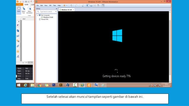 Tutorial install windows 10