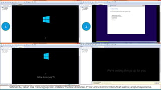 Tutorial install windows 8 | PPT