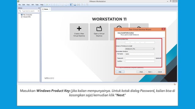 Tutorial install windows 8 | PPTX