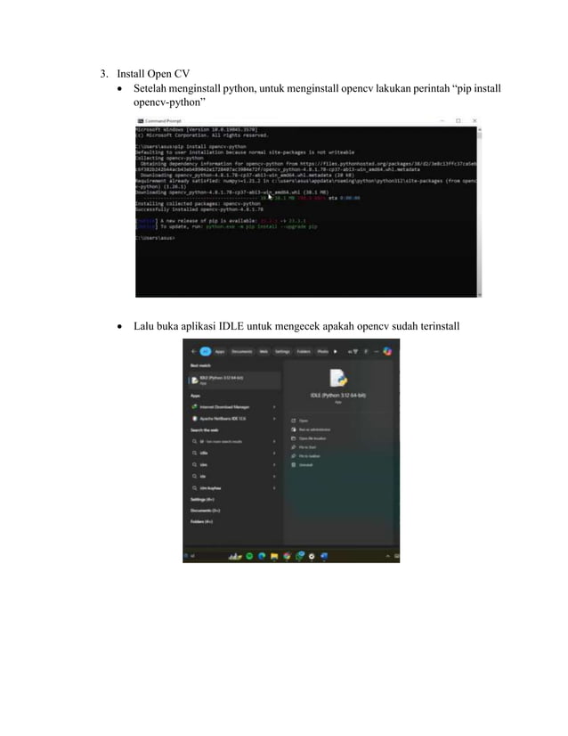 Tutorial Instal opencv - cctv for CV.docx
