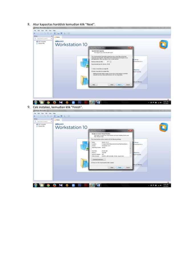 Tutorial instal ubuntu 10.10 virtual | DOCX
