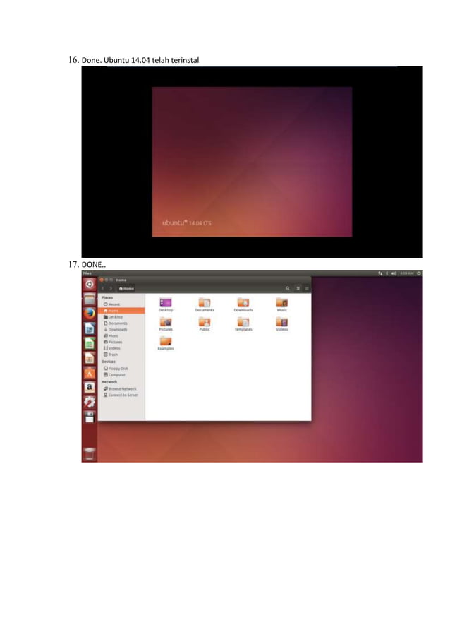 Tutorial instal ubuntu 14.04 Virtual | PDF