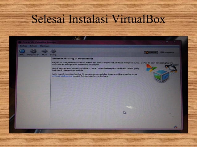 Tutorial instal virtual box | PPT