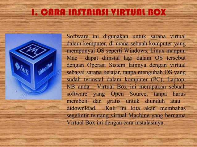 Tutorial instal virtual box | PPT