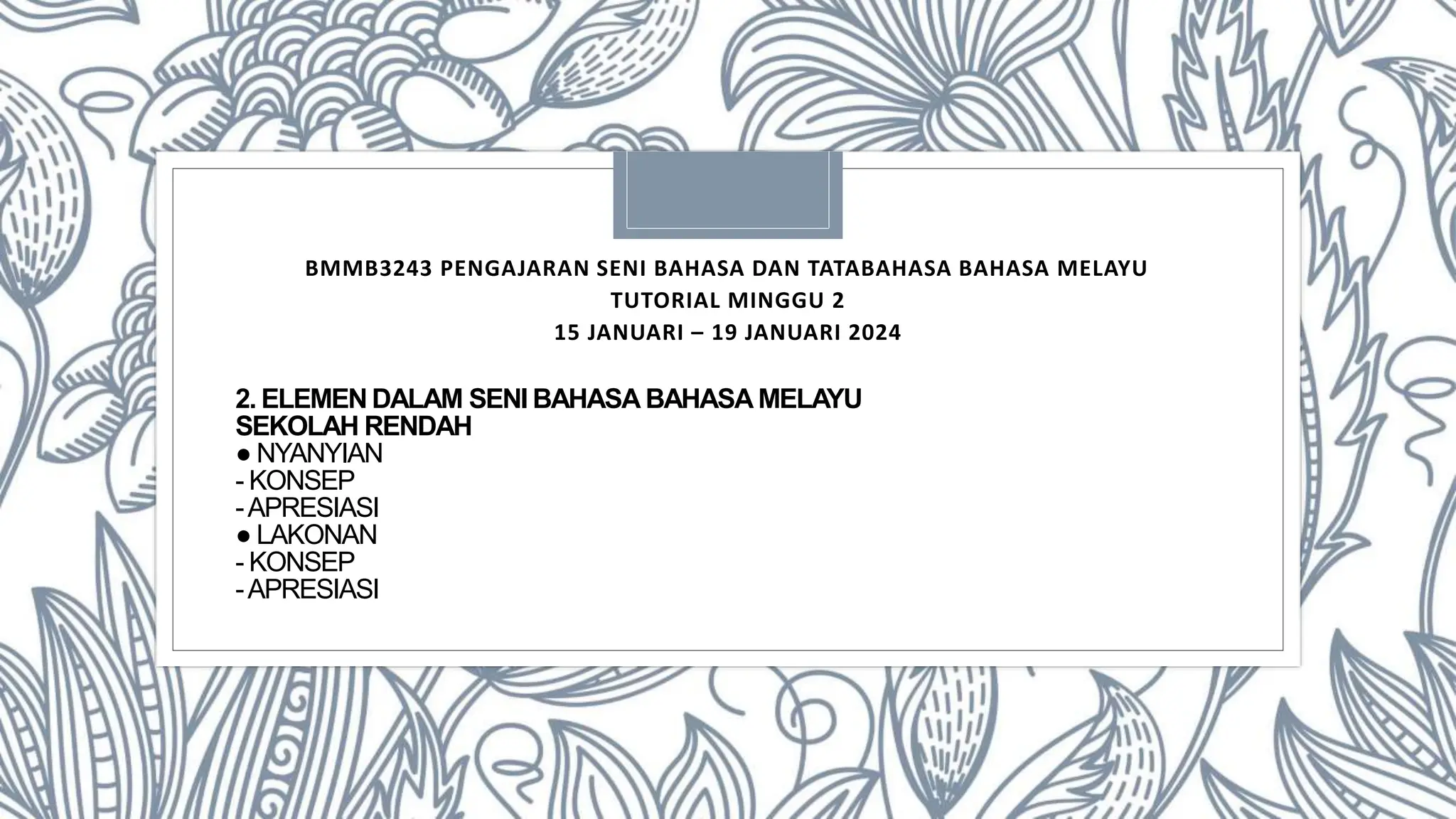 Elemen Tatabahasa Bahasa Melayu Sekolah Rendah Ejaan dan Tanda Baca | PPTX