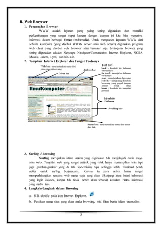 Tutorial internet dan emaiL | DOCX