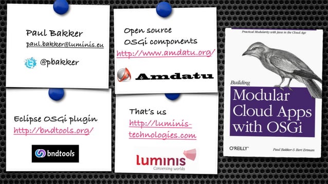Tutorial introduction to OSGi | PPT