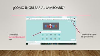 Tutorial jamboard | PPTX