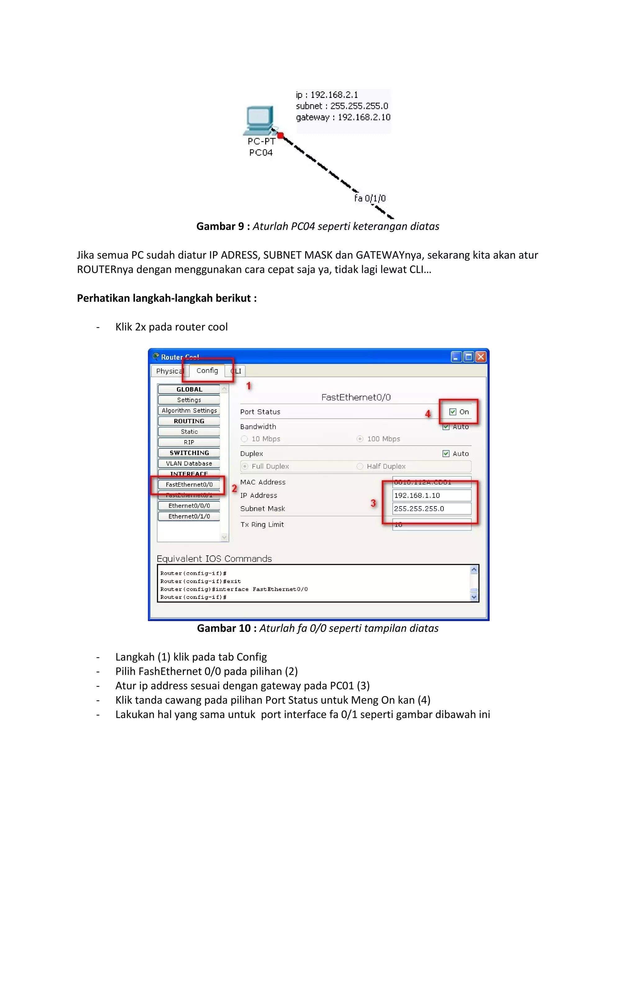 Tutorial jaringan cisco packet tracer 5.3 | PDF