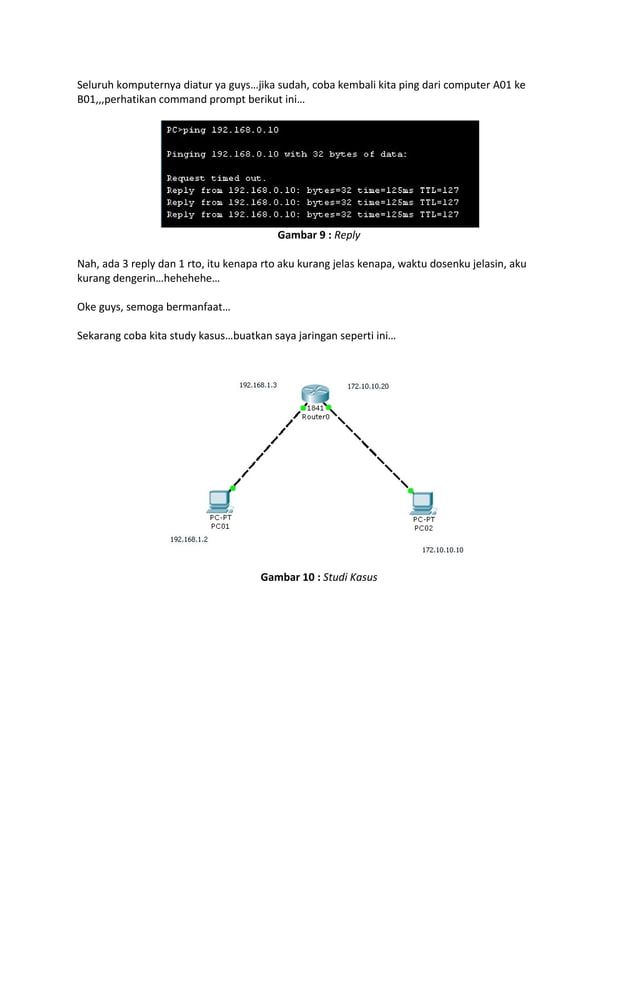 Tutorial jaringan cisco packet tracer 5.3 | PDF