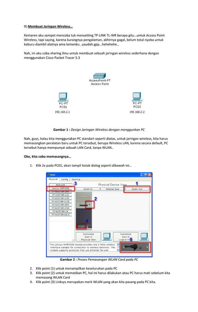 Tutorial jaringan cisco packet tracer 5.3 | PDF
