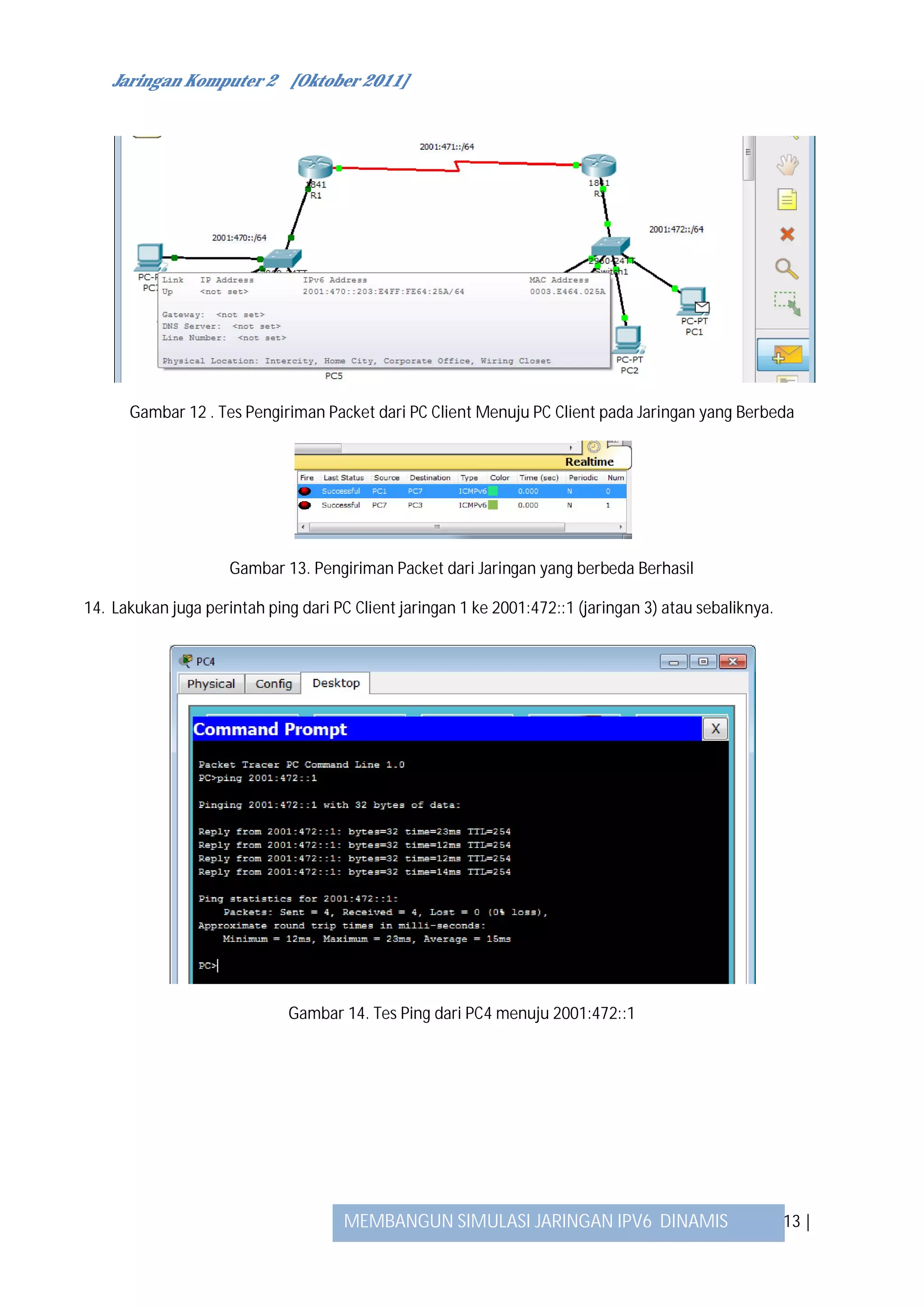 Tutorial jaringan i pv6 | PDF
