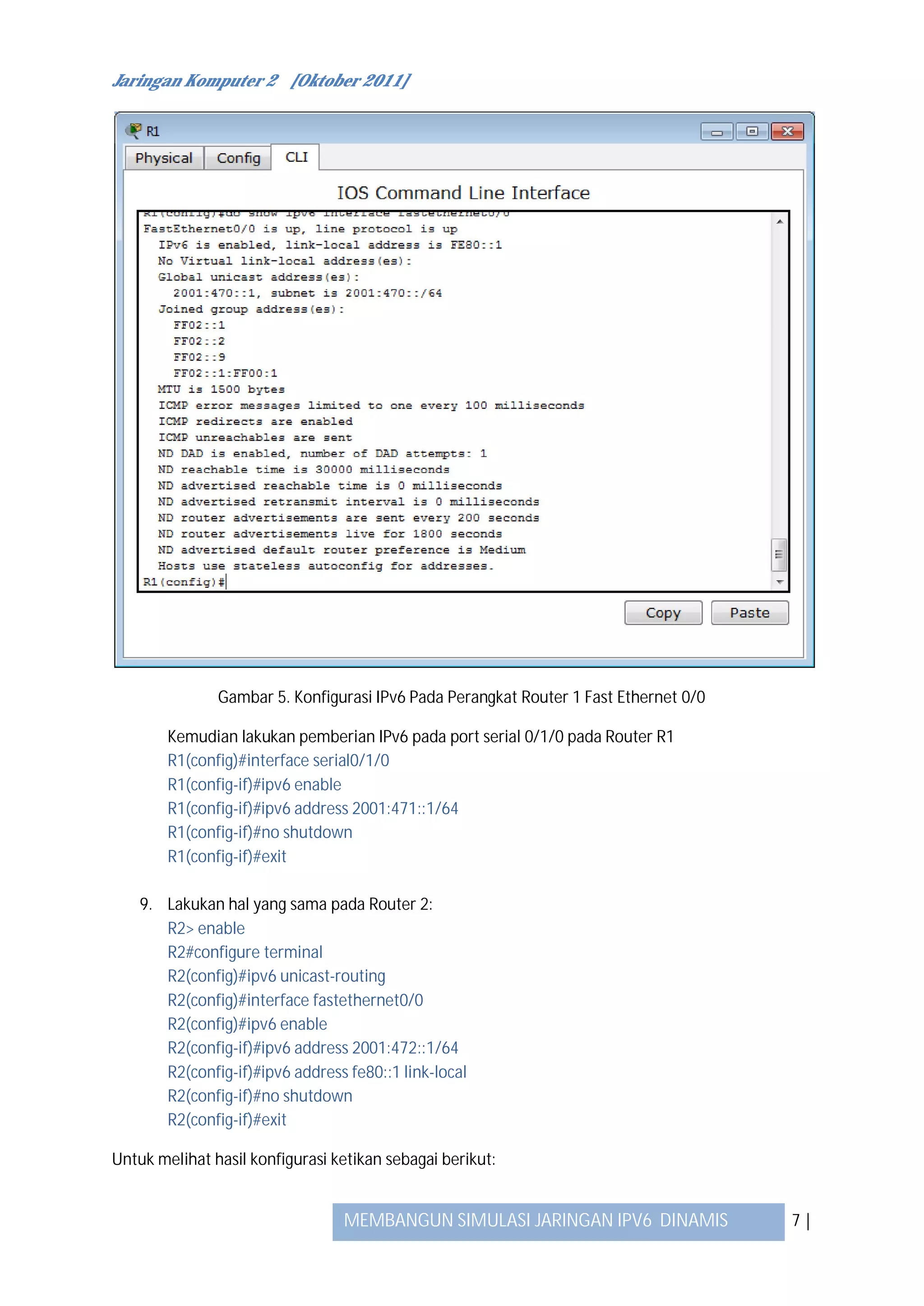 Tutorial jaringan i pv6 | PDF